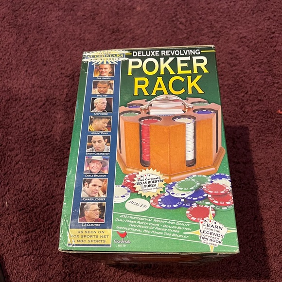 Poker Superstars (Cardinal) | Games | Vintage Deluxe Revolving Poker ...